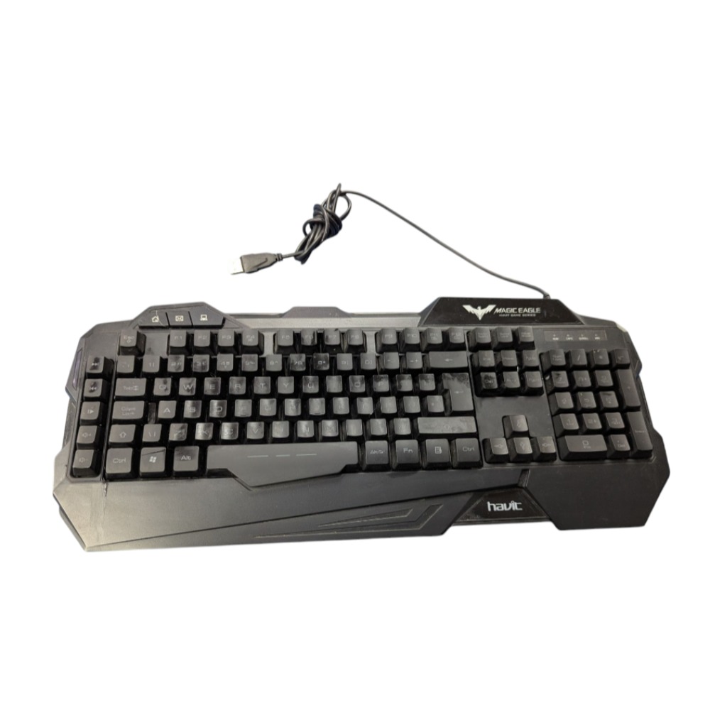 Pre-owned Magic Eagle Havit HV-KB558CM Gaming Keyboard - Own4Less